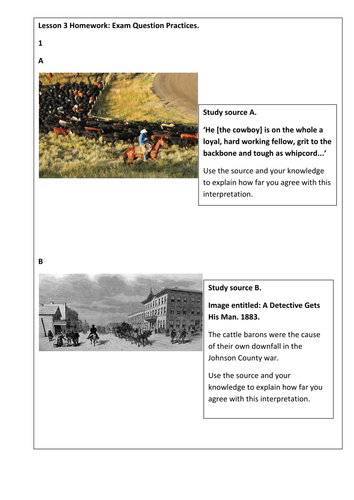 American West- Cowboys to Conflict | Teaching Resources