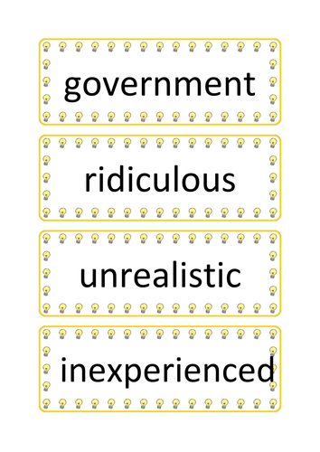 Adjectives to describe our government word wall | Teaching Resources