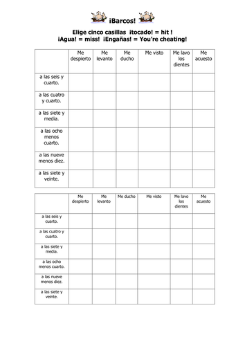 Spanish Teaching Resources. Daily Routine Reflexives PowerPoint ...