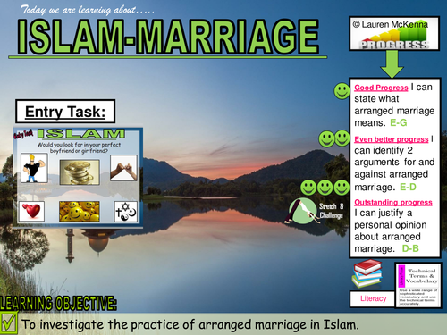 Islam- Muslim marriage | Teaching Resources