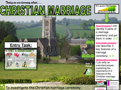 Christian marriage ceremony | Teaching Resources
