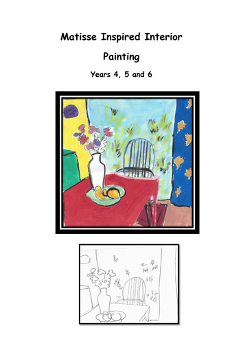 Van Gogh & Matisse Interiors Line and Colour | Teaching Resources