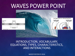 Waves Bundle: 1 Power Point & 2 Graphic Organizers for Interactive ...