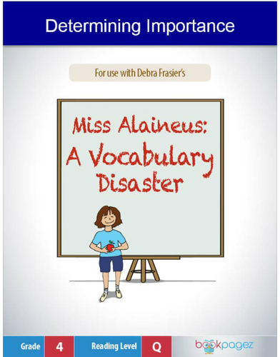 Determining Importance with Miss Alaineus: A Vocabulary Disaster ...