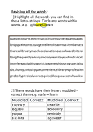 Spelling: 100 words y5&6 should spell correctly, made accessible for ...