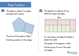 Reasoning - Problem Solving - Number Puzzles (KS1) and Shape Problems ...