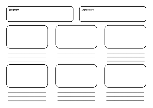Instructional Writing Storyboard Template | Teaching Resources