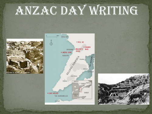 ANZAC Day - writing activity | Teaching Resources