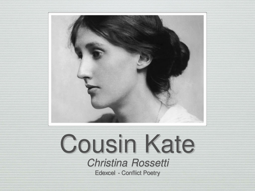 Cousin Kate GCSE Poetry Anthology | Teaching Resources