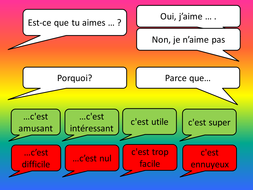 KS2 French SoW Likes and Dislikes | Teaching Resources