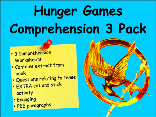 The Hunger Games Comprehension (Pack of 3) | Teaching Resources