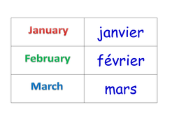 Months in French KS2 worksheets, activities and flashcards | Teaching ...