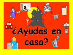 Spanish Teaching Resources. Household chores + Present Tense PowerPoint ...