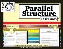 Parallel Structure | Teaching Resources