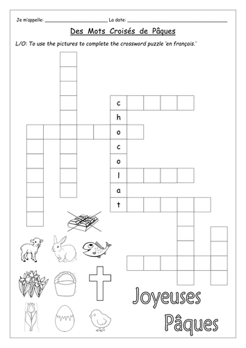 FRENCH - Easter Activities - Worksheets | Teaching Resources