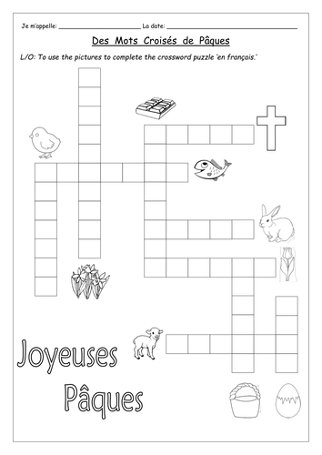 FRENCH - Easter Activities - Worksheets | Teaching Resources