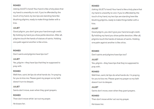 Romeo and Juliet Act 1 Scene 5 - Romeo and Juliet first meet | Teaching ...