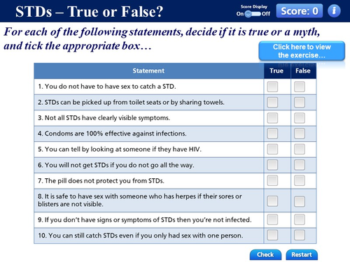 Child Development 4.5 - Sexually Transmitted Diseases (STDs) | Teaching ...
