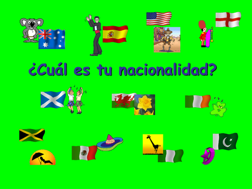 Spanish Teaching Resources. Nationalities - Masculine or Feminine ...