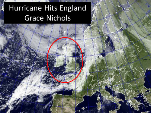 Edexcel Literature. Poetry (Time and Place) - 'Hurricane Hits England ...