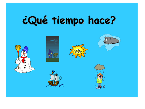 Spanish Teaching Resources. Weather PowerPoint Presentation ...
