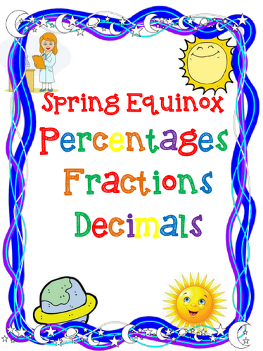 Spring Fractions, Decimals, & Percents | Teaching Resources