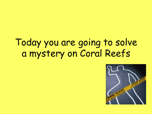 Coral Reef Murder Mystery | Teaching Resources