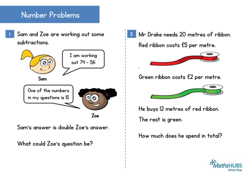 Reasoning - Problem Solving - Number Problems - March 21st | Teaching ...