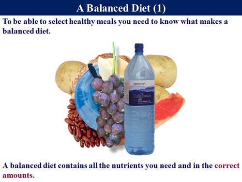 Food_1.3 Healthy Eating - Balanced Diets | Teaching Resources