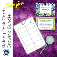 GCSE REVISION Biology Task Cards Growing Bundle FREE SAMPLER | Teaching ...