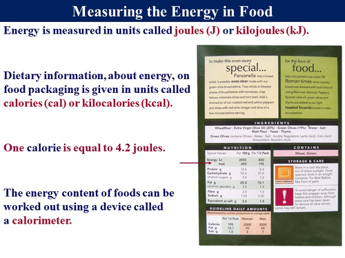 Food_2.5 Measuring Energy - Calorimetry | Teaching Resources