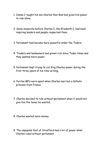 The Causes of the Civil War Resource Pack | Teaching Resources