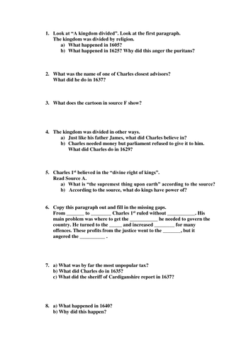 The Causes of the Civil War Resource Pack | Teaching Resources