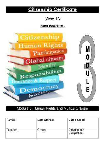 COMPLETE CITIZENSHIP COURSE KS4 4 x Student Workbooks, PPTs, Resources ...