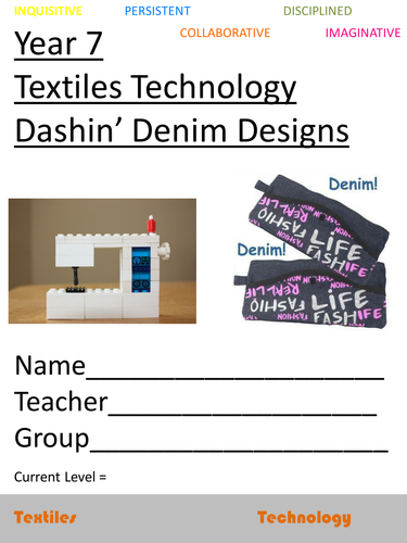 Textiles - Denim bags project | Teaching Resources