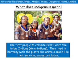 Lesson 6 Tribes of the Rainforest | Teaching Resources