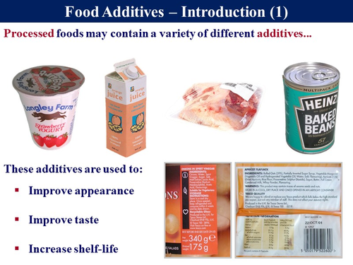Food_3.3 Food Additives | Teaching Resources