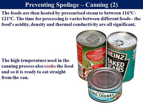 Food_3.4 Food Spoilage & Preservation | Teaching Resources