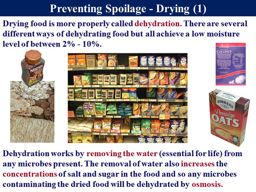 Food_3.4 Food Spoilage & Preservation | Teaching Resources