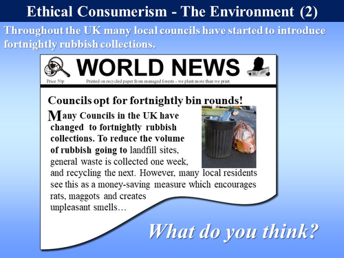 Food_4.3 Buying Food - Ethical Consumerism | Teaching Resources