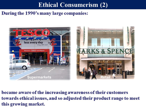 Food_4.3 Buying Food - Ethical Consumerism | Teaching Resources