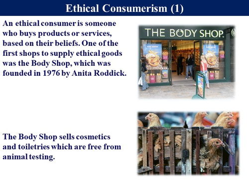 Food_4.3 Buying Food - Ethical Consumerism | Teaching Resources