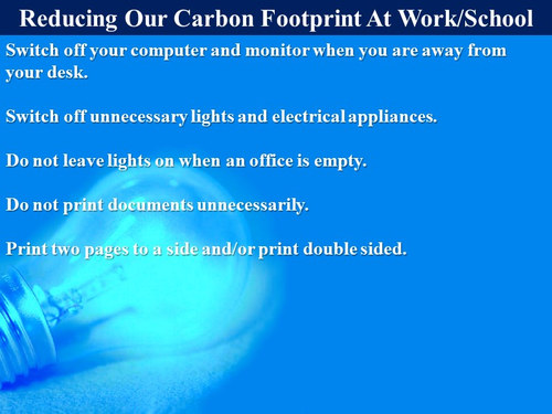 Food_4.5 Carbon Footprint In the Home | Teaching Resources