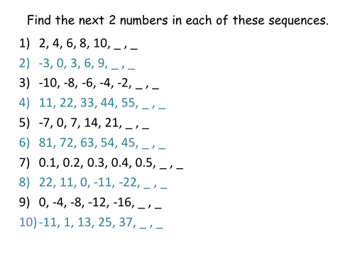 Finding the nth term (very structured) | Teaching Resources