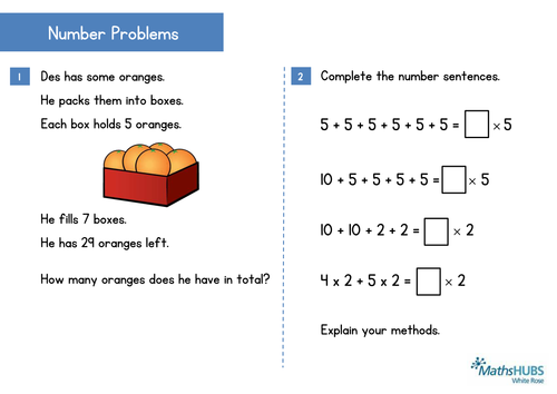 Reasoning - Problem Solving - Mainly Number Problems - March 23rd ...