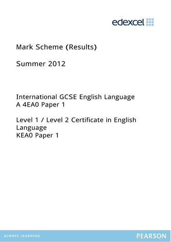Edexcel IGCSE English Language Walking, Talking Mock | Teaching Resources