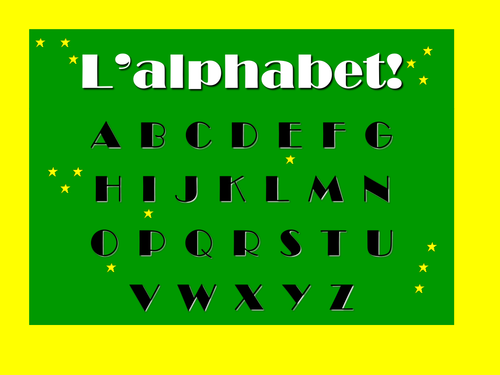 French Teaching Resources. The Alphabet PowerPoint, Battleships Game ...