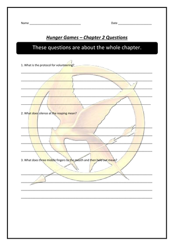 Hunger games guided reading planning and follow up tasks | Teaching ...