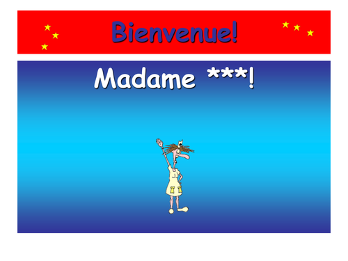 French Teaching Resources. Return to School September Template: first ...