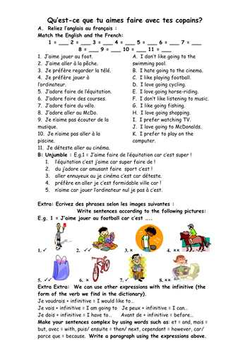 French Teaching Resources. PowerPoint Presentation, Battleships ...